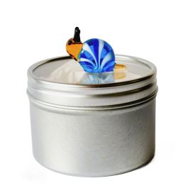 Mini Glass Snail in Tin